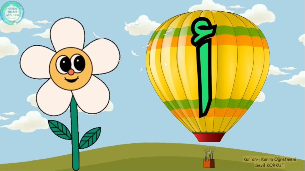 Elif-Ba Öğreniyorum / 1.Ders / Elif Be Te Se / 3-6 Yaş Kuran Eğitimi ...