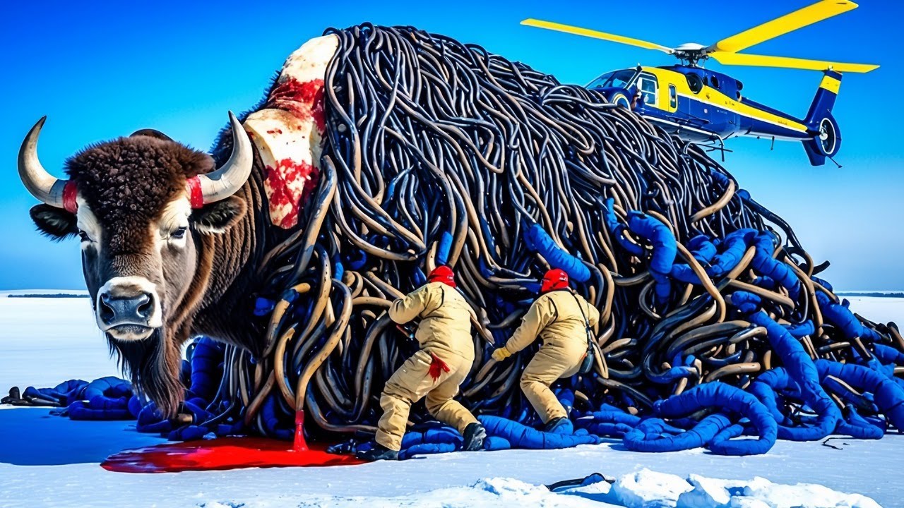 A Massive Reindeer Covered in Millions of Beetles Was Successfully ...