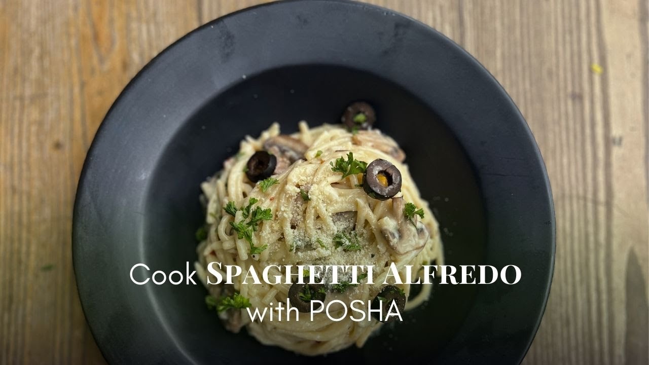 Cooking Robot makes Spaghetti Alfredo | Posha Kitchen Robot | Nymble is ...