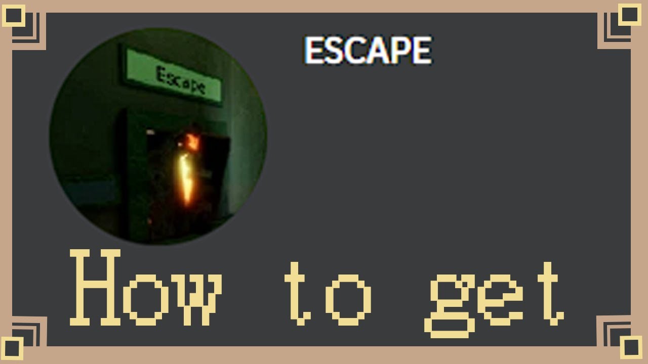 How to get ESCAPE badge/Brainmold Cafe - YouTube