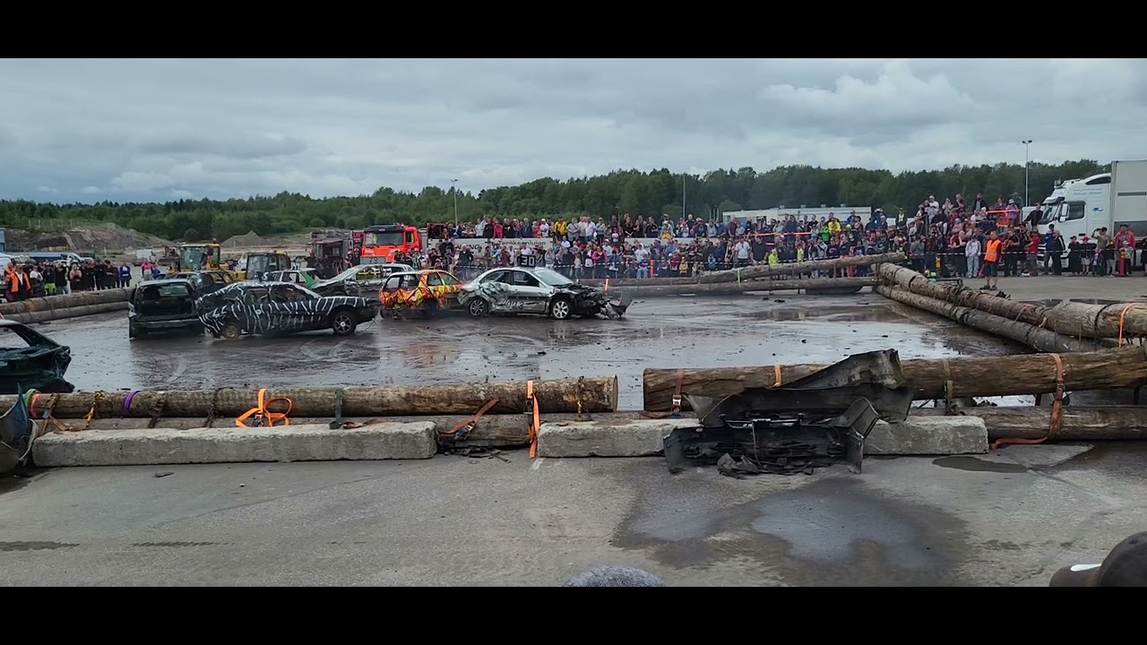Romuralli Malmi 2023 - Demolition derby - YouTube