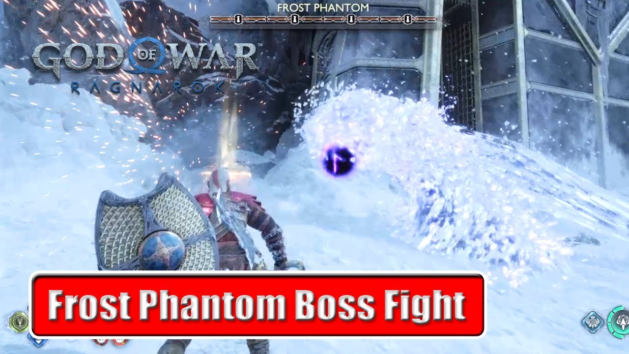 God of War Ragnarök | FROST PHANTOM BOSS FIGHT (Midgard - Lake of Nine ...