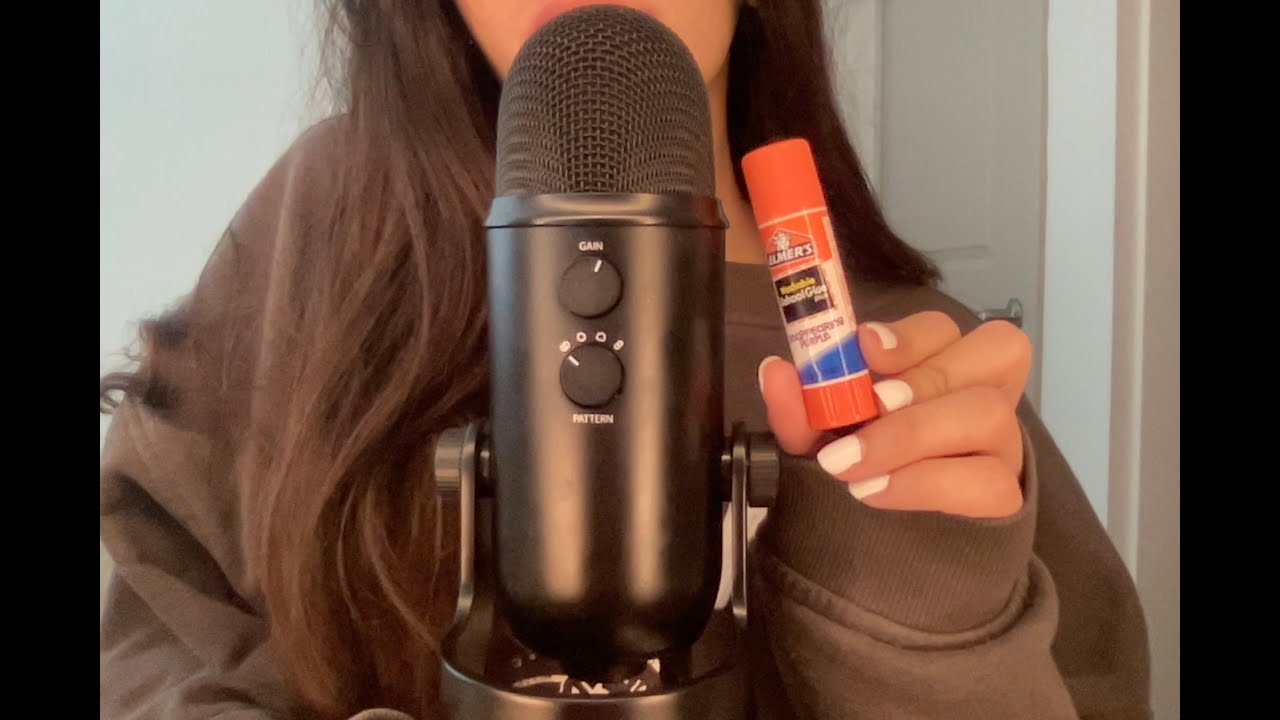Pure Glue Bliss | Sticky Squishy Mic Sounds ASMR - YouTube