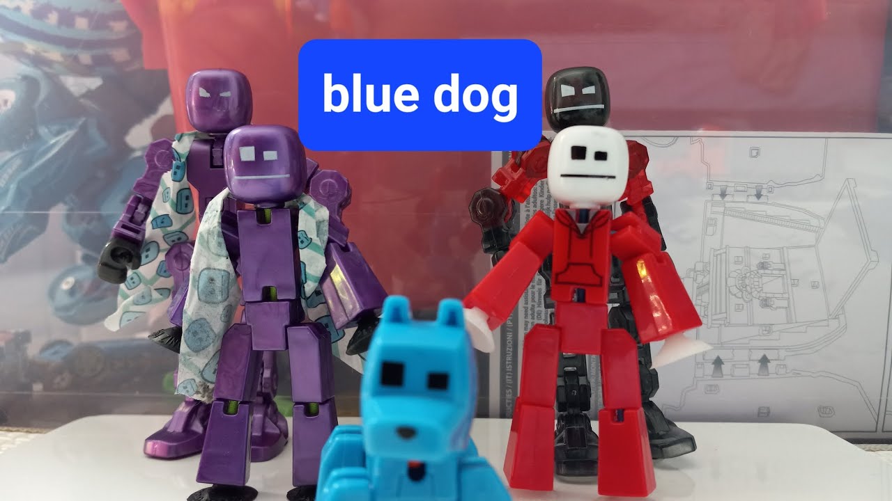 When two people want to pet a dog stop motion animations - YouTube