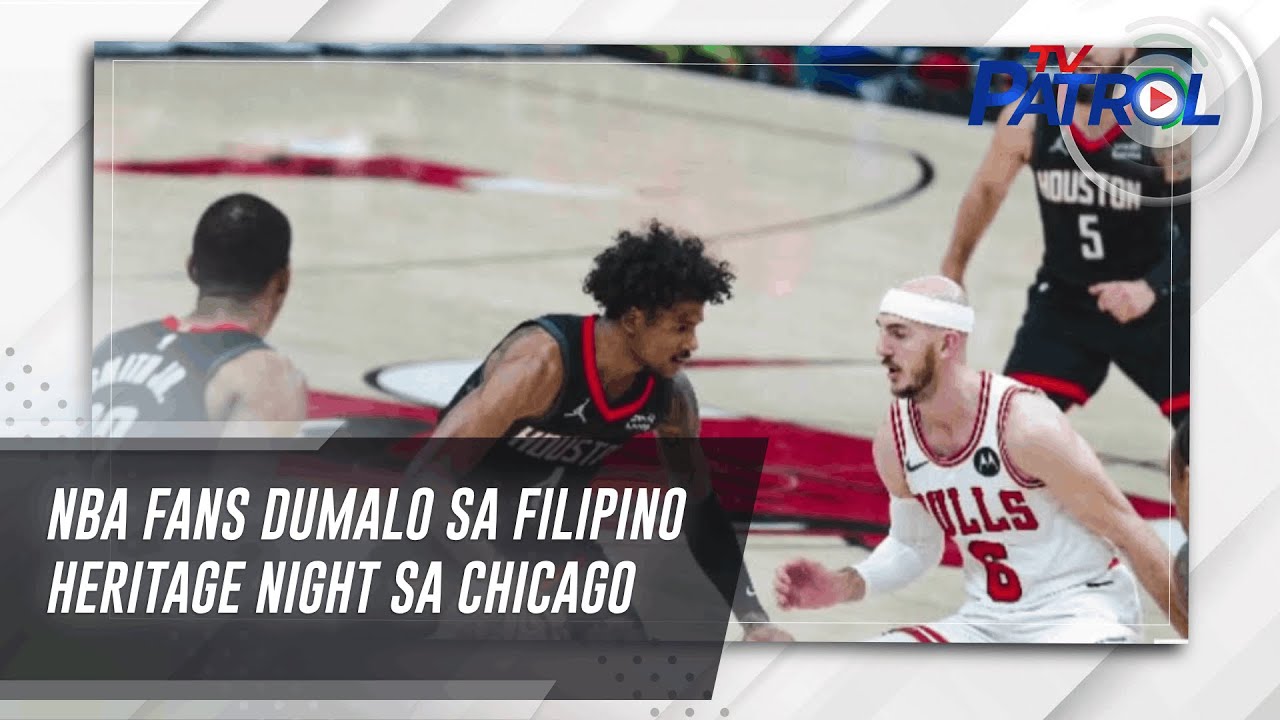 NBA fans dumalo sa Filipino Heritage Night sa Chicago | TV Patrol - YouTube