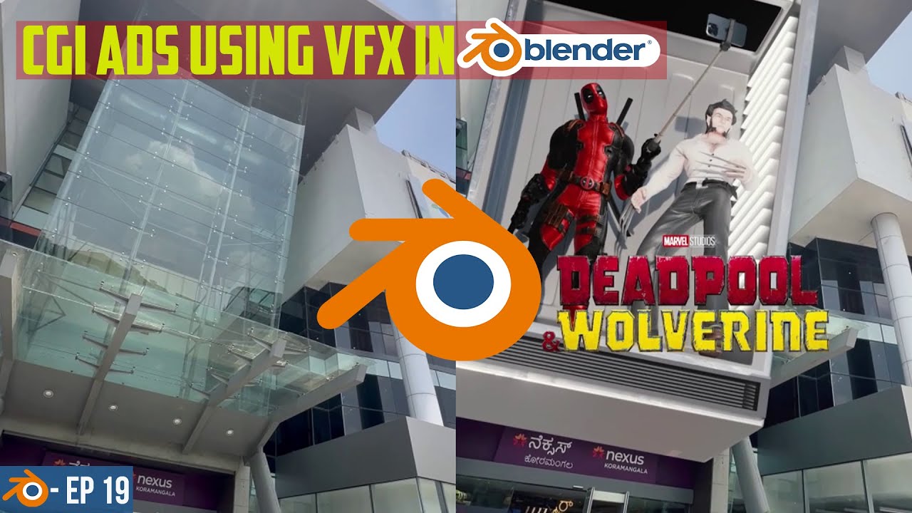 Deadpool & Wolverine CGI Ads Using VFX in Blender Tutorial - YouTube