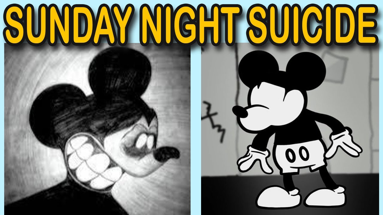 FNF Mouse Sunday Night Suicide (18+ MODE HORROR at FNF) - YouTube