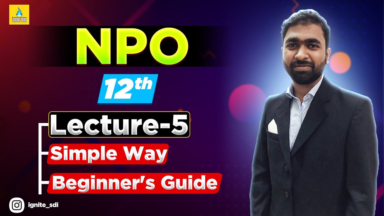 #5 NPO | Not for Profit Organisation | 12th | Bk | #npoclass12 - YouTube