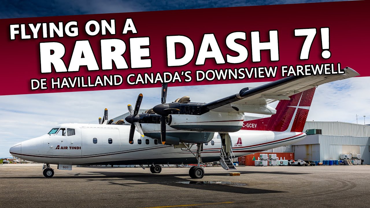 FLYING ON A RARE DASH 7! De Havilland Canada Downsview Farewell - YouTube