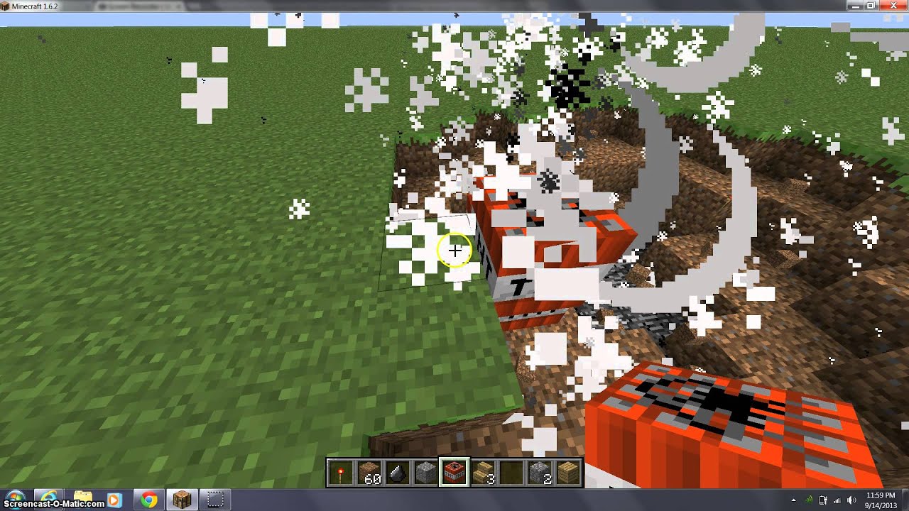 How To Minecraft: Exploding TNT - YouTube