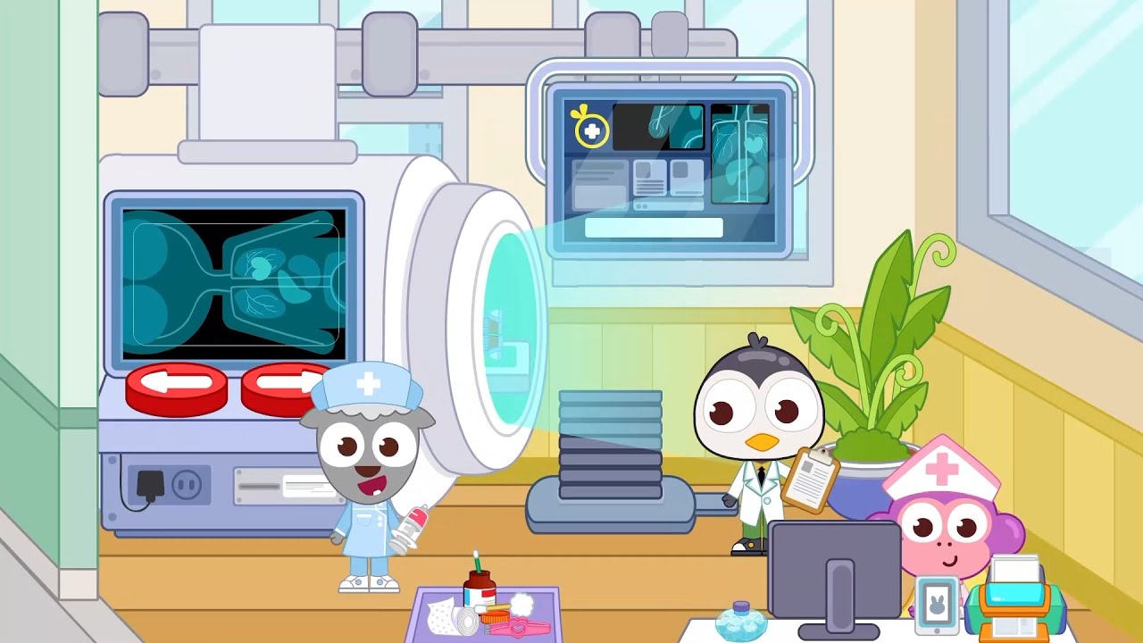 Develop child's medical knowledge in Papo Town: Clinic Doctor - YouTube