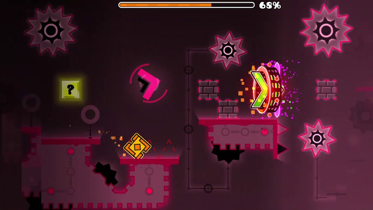 Power Full!!!..... end of the gauntlet SPIKE...(geometry dash 2.1 ...