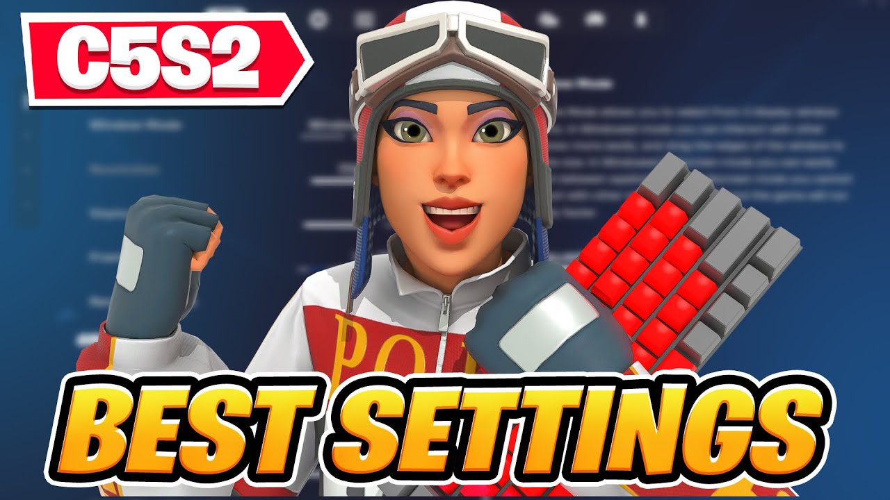 BEST SETTINGS for Fortnite Chapter 5 Season 2 *UPDATED* - YouTube