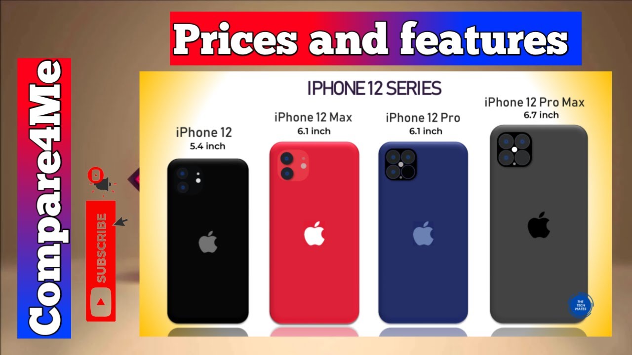 iPhone 12 series |Prices ,Colors and features for each device #iphone ...