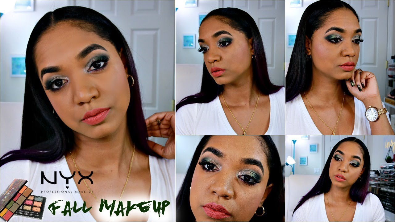 Fall MAKEUP TUTORIAL 🍂 NYX Cosmetics In Your Element Palettes - EARTH ...