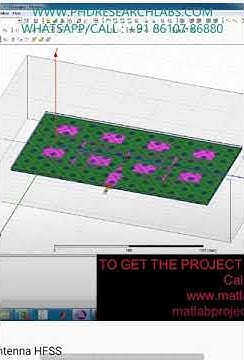 Design of a 2*2 array microstrip patch antenna HFSS - ANTENNA HFSS CST ...