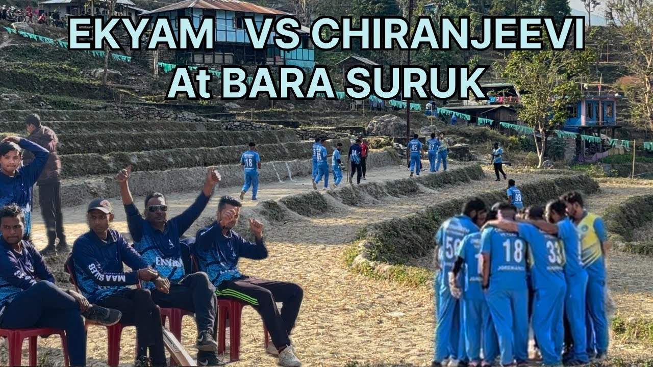 Cricket match at suruk second tournament of this season kalimpong ...