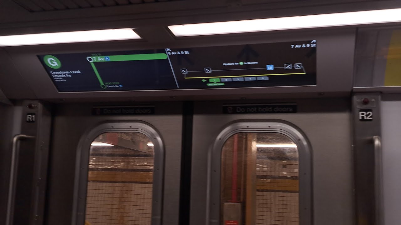 MTA: R211T G express train ride from Smith-9 St to Church Avenue - YouTube