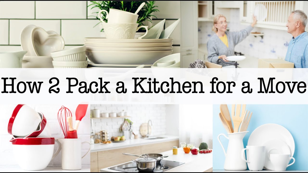 How 2 Pack a Kitchen for a Move - YouTube