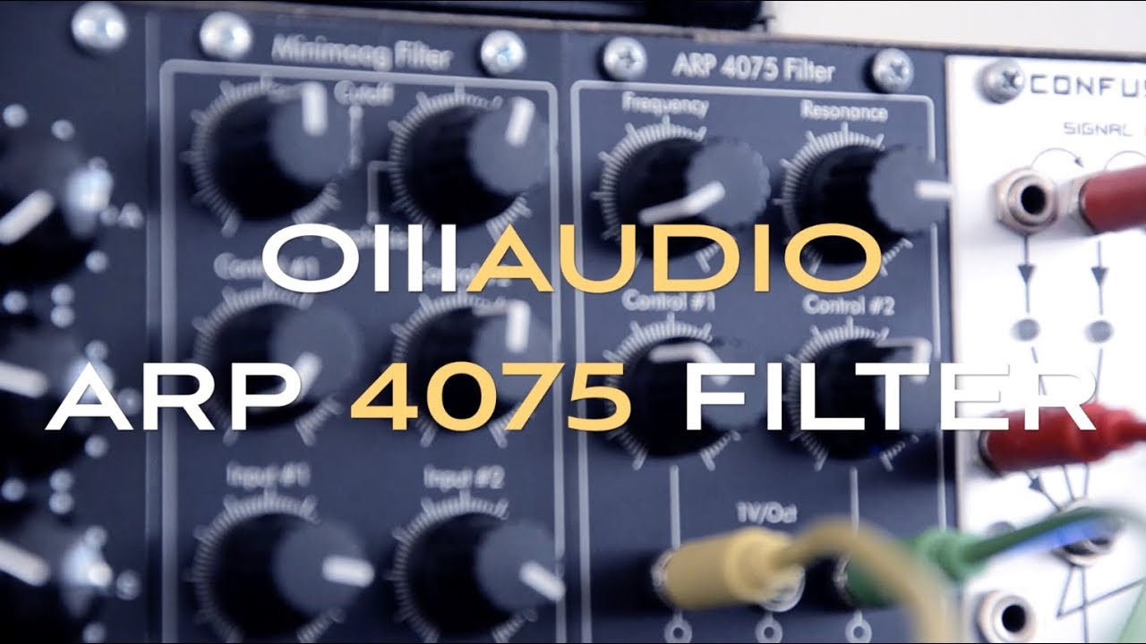 ARP 4075 Filter-OlllAudio Eurorack Modules /Minimod VCO-AJH Synth - YouTube