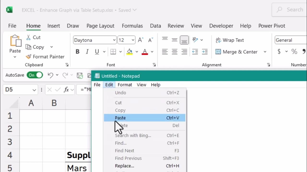 Excel - Make Folders Quickly - NOTEPAD - YouTube