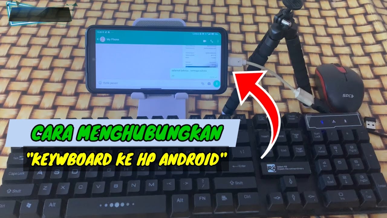 CARA MUDAH MENGHUBUNGKAN KEYBOARD KE HP ANDROID - YouTube