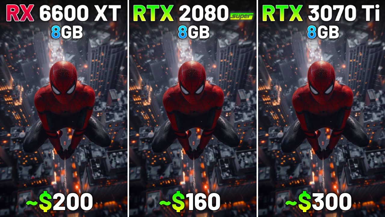 RX 6600 XT vs RTX 2080 SUPER vs RTX 3070 in 2025 | Test in 12 Games ...