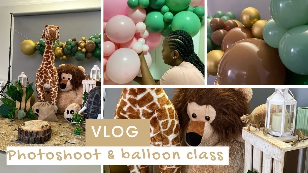 A balloons class I Photo shoot setup - YouTube