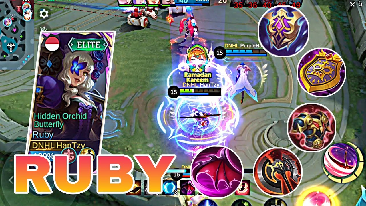 TIPS BERMAIN RUBY EXP DI RANK MITIK GLORY!! - YouTube