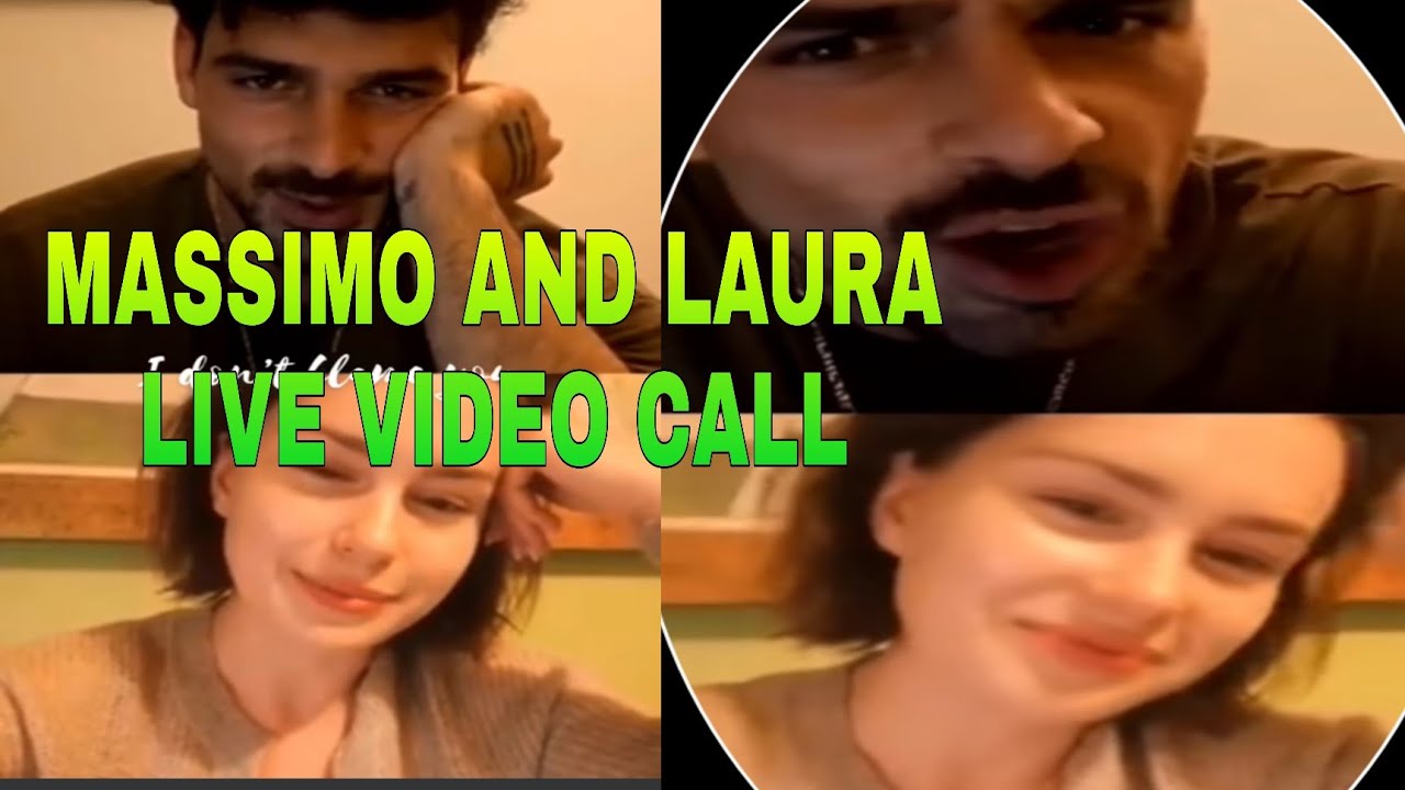 MASSIMO AND LAURA live video call( Part 1 ) - YouTube