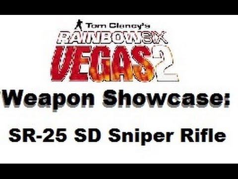 Rainbow Six Vegas 2 Weapon Showcase: SR-25 SD Sniper Rifle - YouTube
