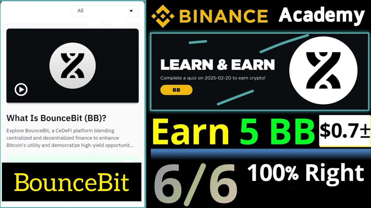 Binance Learn And Earn BounceBit All Quiz Answer Bounce Bit - YouTube