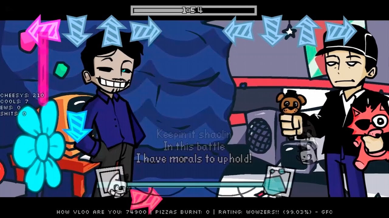 FNF - VS VLOO GUY: OURPLE GUY D-SIDES V1 - Unlikely Rivals (V-Core mix ...