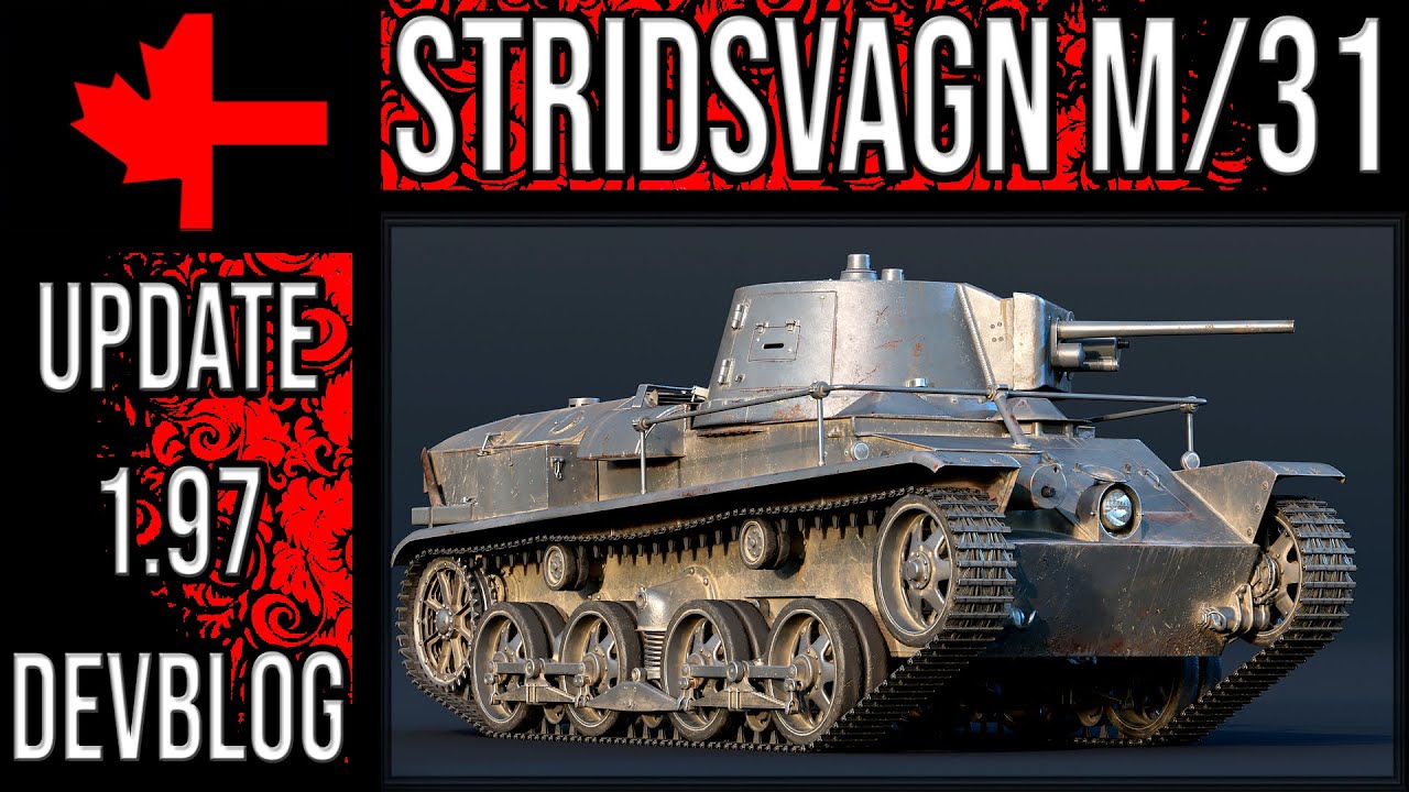 Stridsvagn m/31 - Update 1.97 Devblog - War Thunder - YouTube