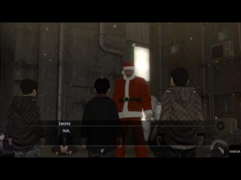 Yakuza 5 - Santa Saejima lol - YouTube