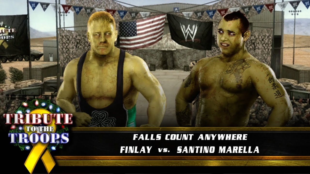 Zombie Finlay VS Zombie Santino Marella IN FALLS COUNT ANYWHERE ON SVR ...