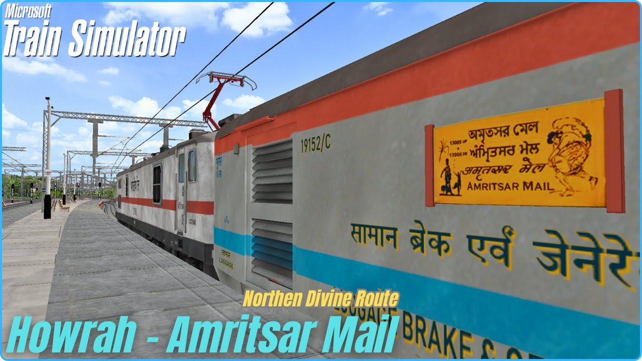 13005/Howrah - Amritsar Mail (PT) | Northen Divine Route | IR-MSTS ...