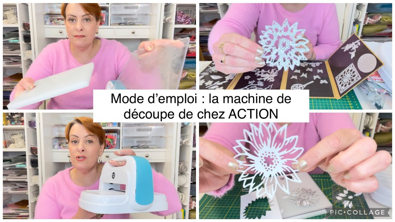 Mode d’emploi de la machine de découpe de chez ACTION 🌸 scrap passion 🌸 ...