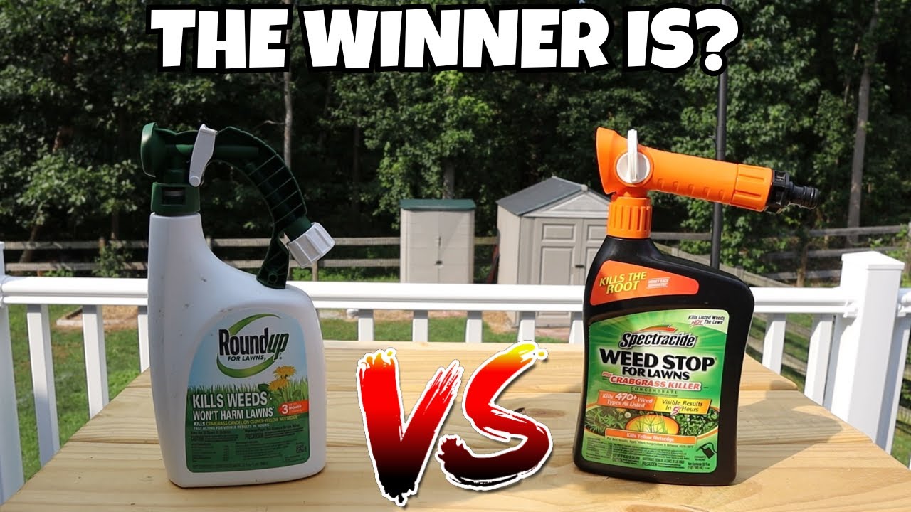 WEED STOP VS ROUND UP (BRAND VS) - YouTube