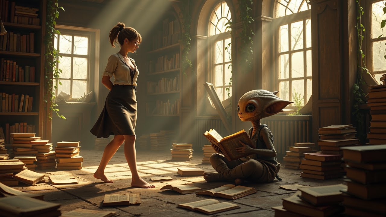 This Bookstore Was Empty Until An Alien Found It, But It Had A Human ...