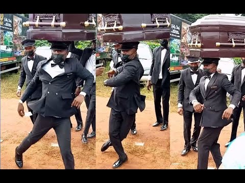 Undertaker shows classic dance moves while carrying casket - YouTube
