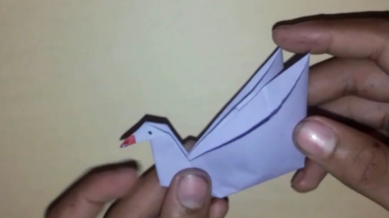 How to make a paper swan 🦢 - YouTube