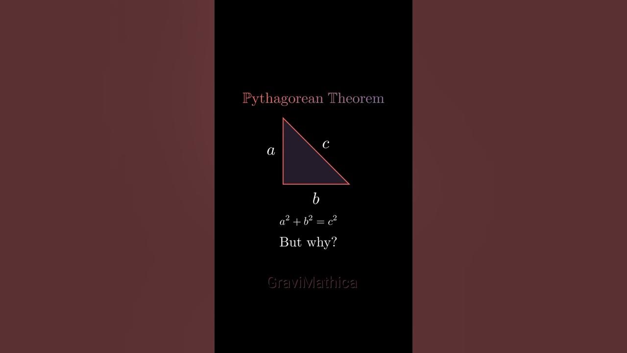 Pythagorean Theorem Prove #maths #championschool #python - YouTube