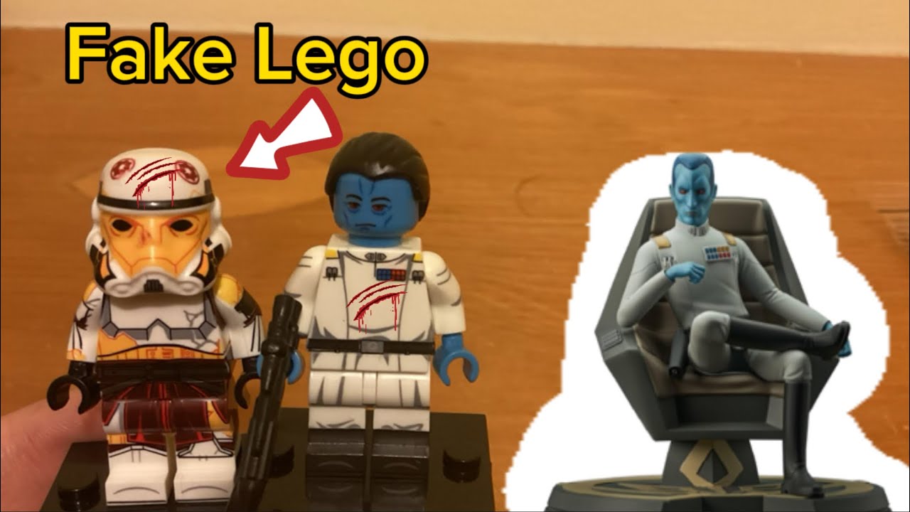 Fake Lego Star Wars minifigures - YouTube