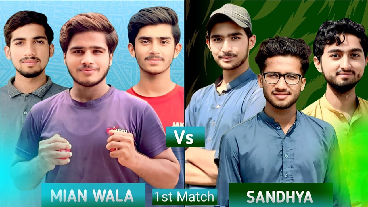 Tournament 1st Match Mian wala Vs Sundhya ( part-1 ) - YouTube