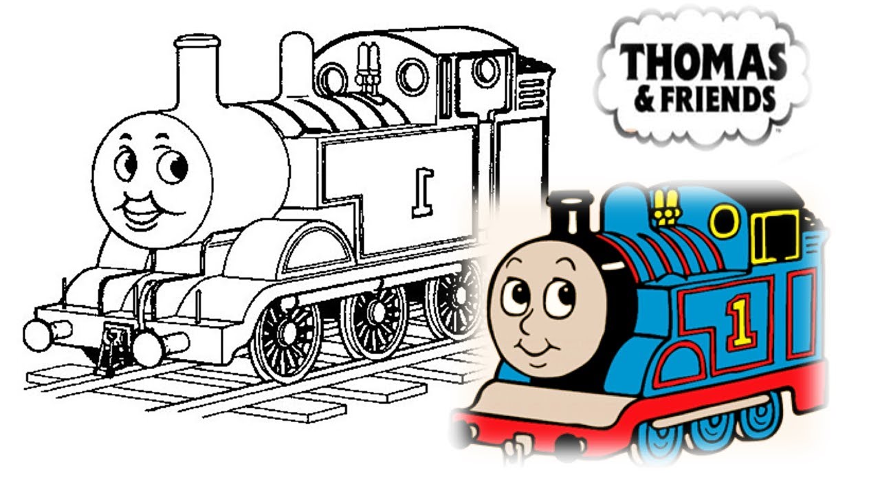 How to Draw Thomas the Tank Engine Easy Step By Step – Perfect for Kids ...