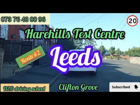 This is One of the HAREHILLS (LEEDS)driving test route#2, #leeds# ...