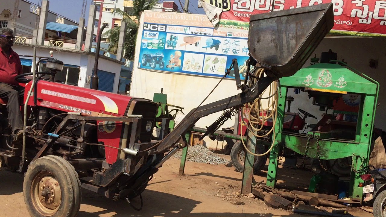 Tractor front loader with one hydraulic jack 9440848936, 9640395639 ...