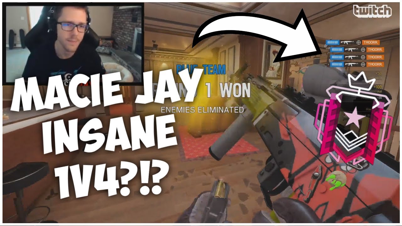 MacieJay Is Too Good At R6 Siege... | Rainbow Six: Siege Twitch Clips ...
