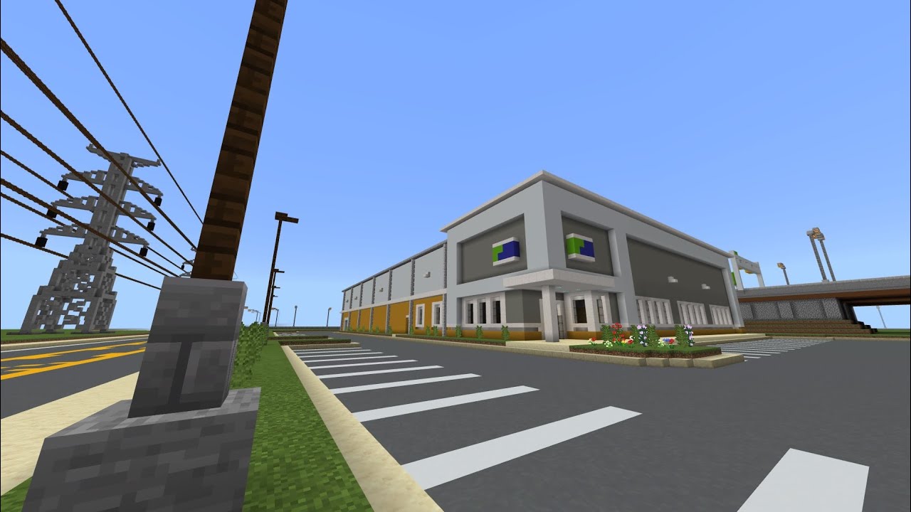 Minecraft - Factory/Warehouse - Timelapse! - YouTube